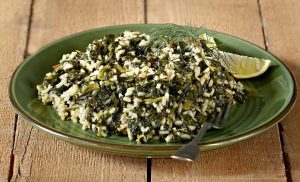 Spanakorizo - Spinach rice | ARGIRO BARBARIGOU